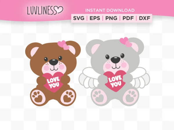 Snuggle Up with These Teddy Bear SVGs! - LUVLINESS