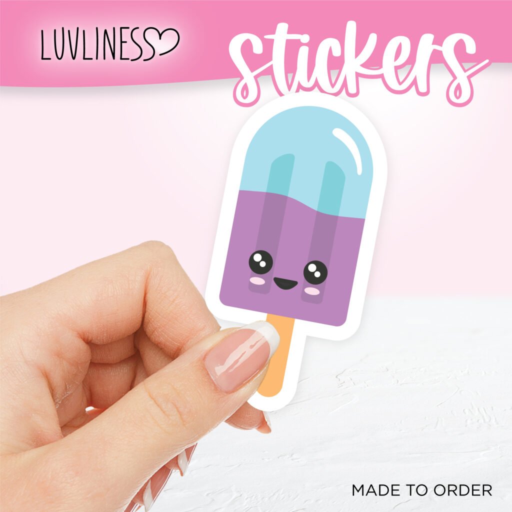 Berry Sweet Popsicle Sticker - LUVLINESS